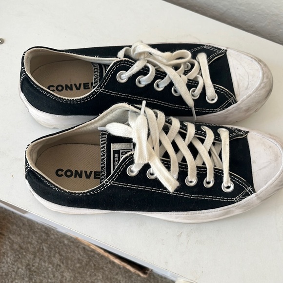 Converse | Shoes | Black And White Platform Converses | Poshmark